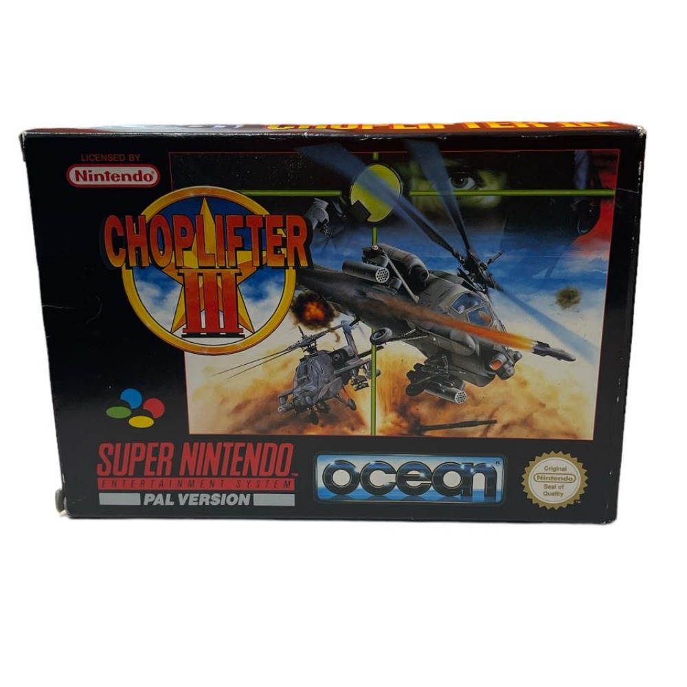 Pre-owned Choplifter 3 SNES Game - Complete - Own4Less
